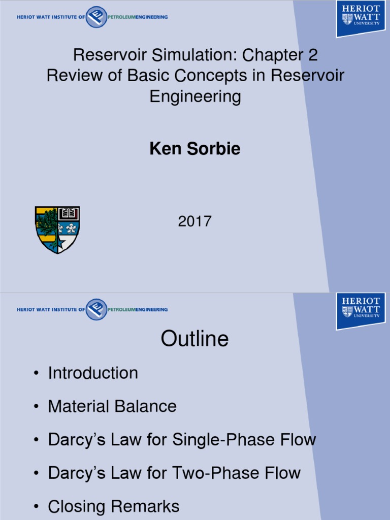 Reservoir Engineering Basics | PDF | Divergence | Permeability (Earth ...