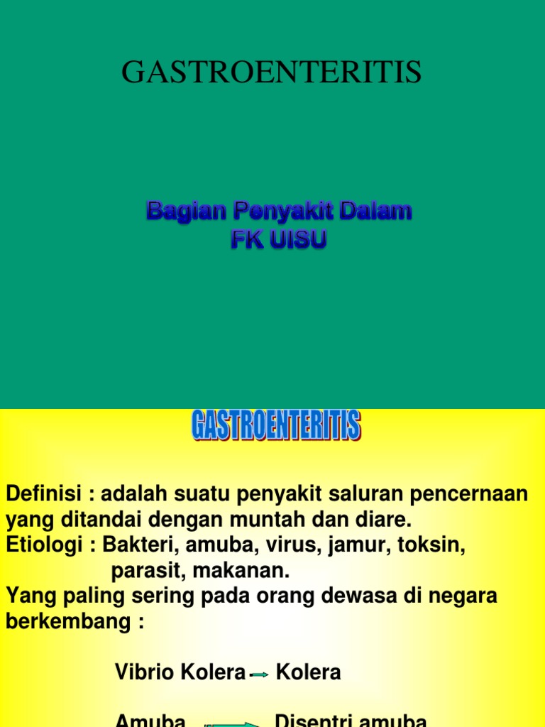 Penyakit Dalam GASTROENTERITIS | PDF