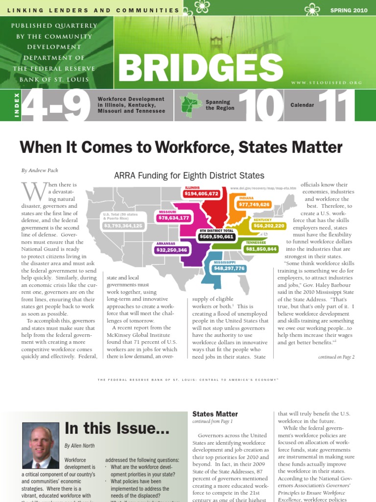 Bridges - Spring 2010 | PDF | Workforce Development | Employment