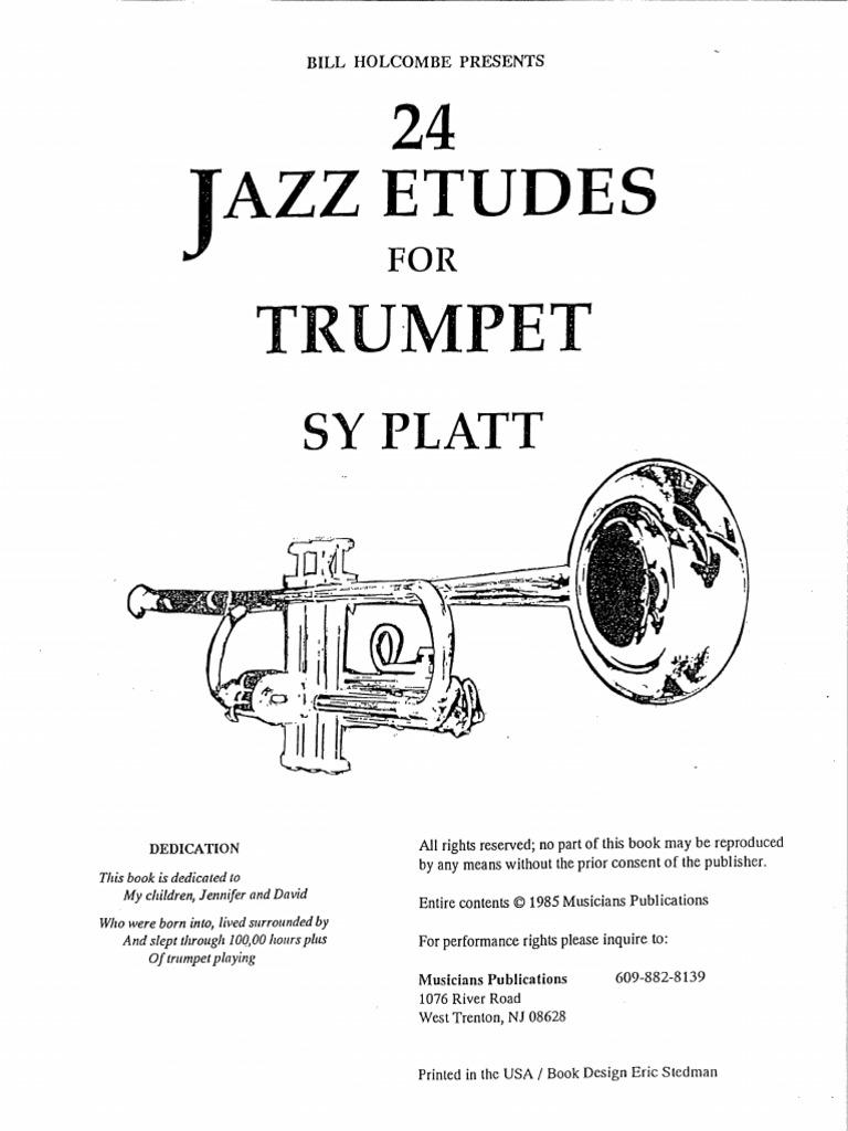 Sy Platt - 24 Jazz Etudes for Trumpet.pdf