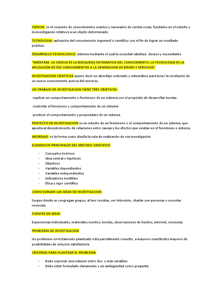 Resumen de Intro | PDF | Teoría | Science