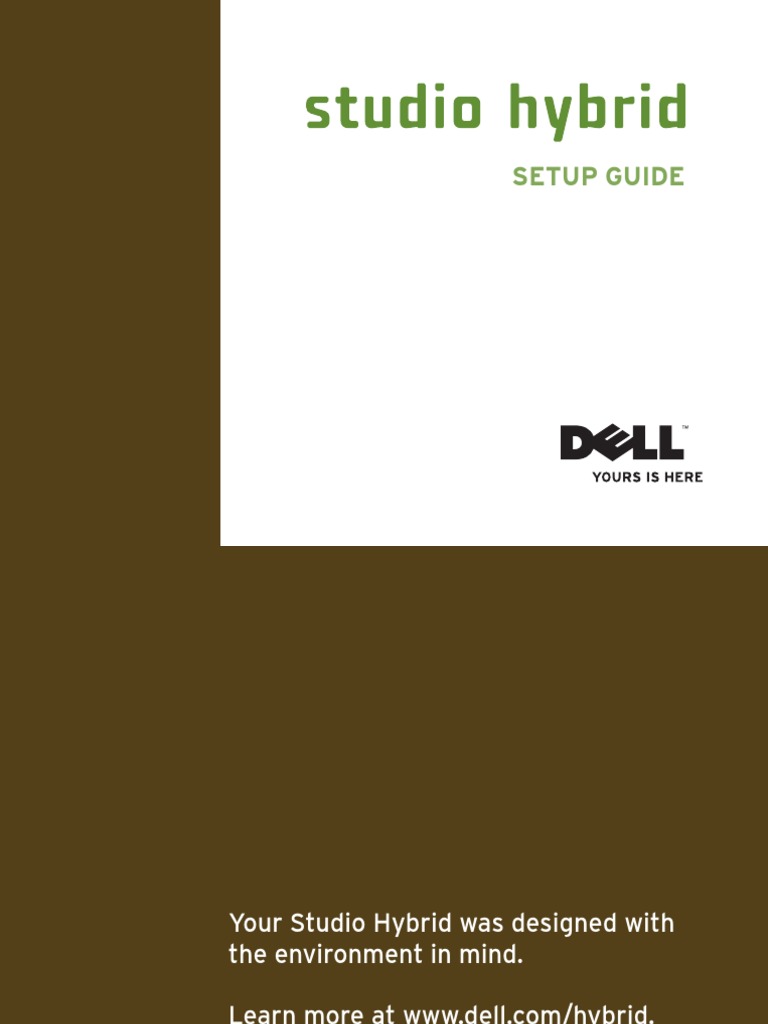 Studio-Hybrid Setup Guide En-Us | PDF | Internet Access | Hdmi