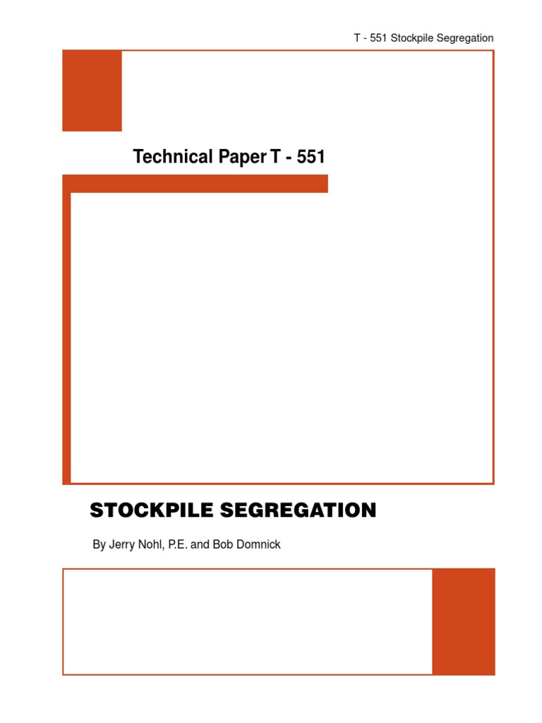 Stockpile Segregation PDF | PDF | Automation | Construction Aggregate