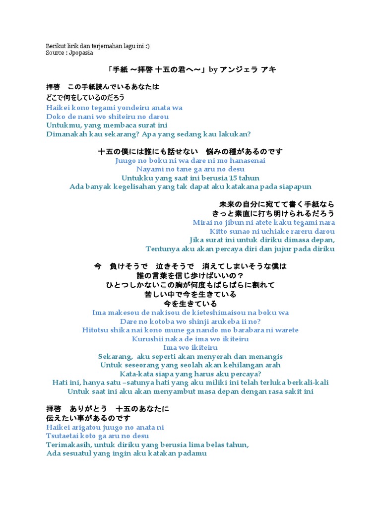 Mimpi dan Harapan Seorang Remaja | PDF