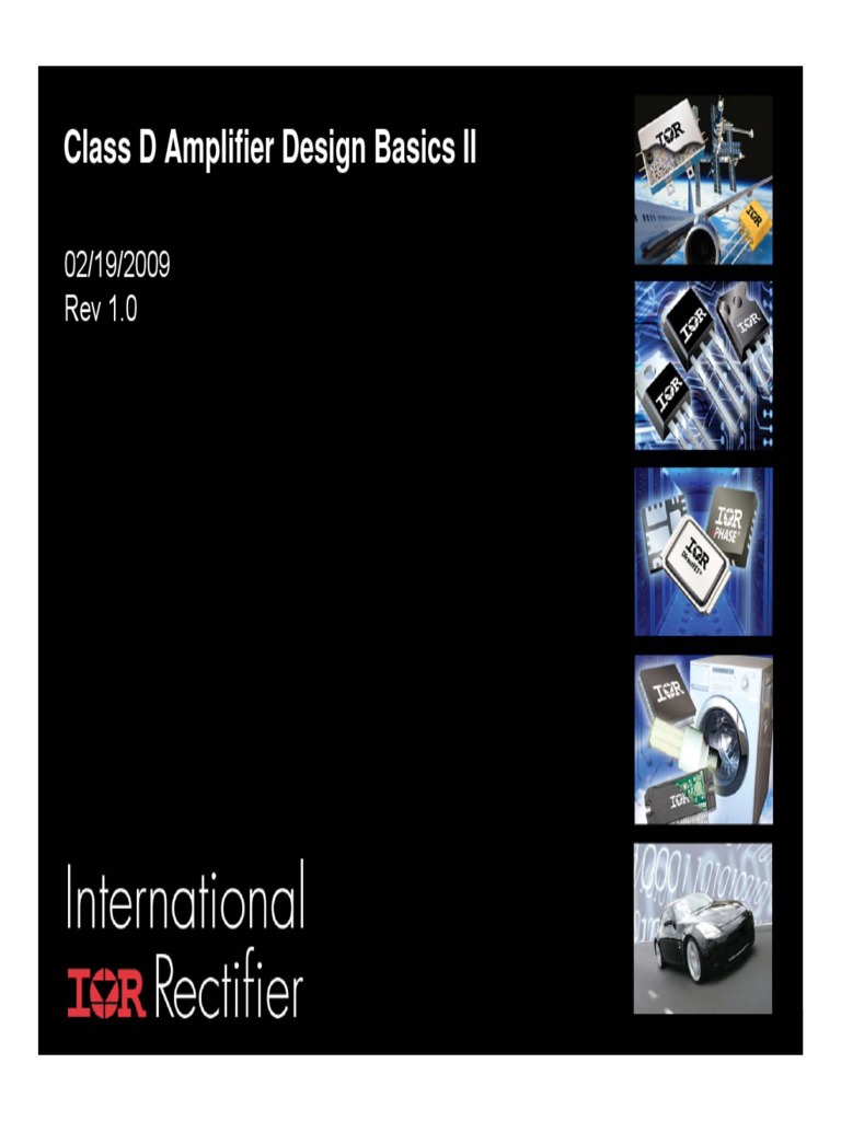 Class D Amplifier Design Insights | PDF | Amplifier | Mosfet