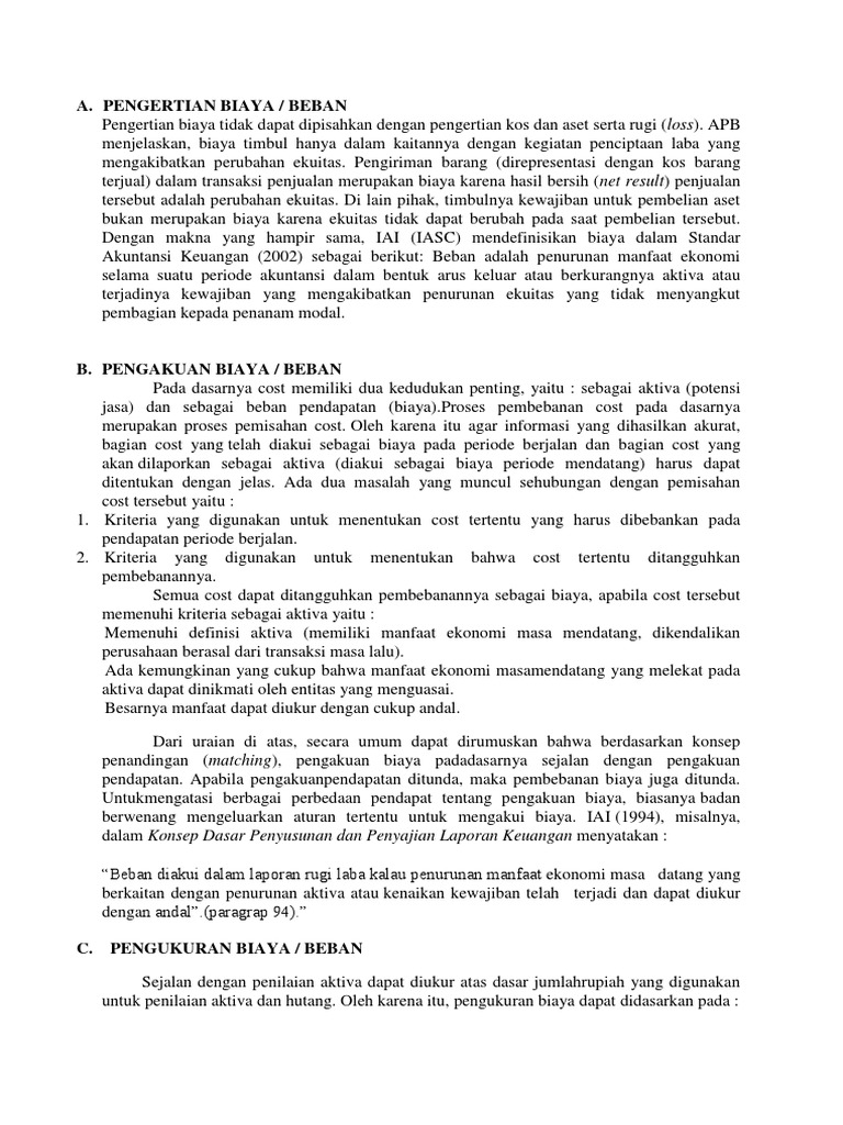 Materi Akm Beban | PDF