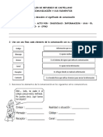 Prueba Elementos de La Comunicacion | PDF