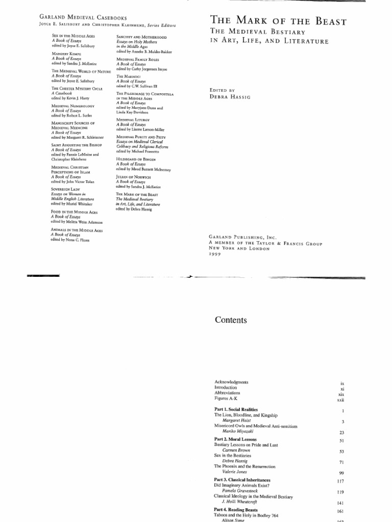 Debra Hassig - The Mark of The Beast | PDF