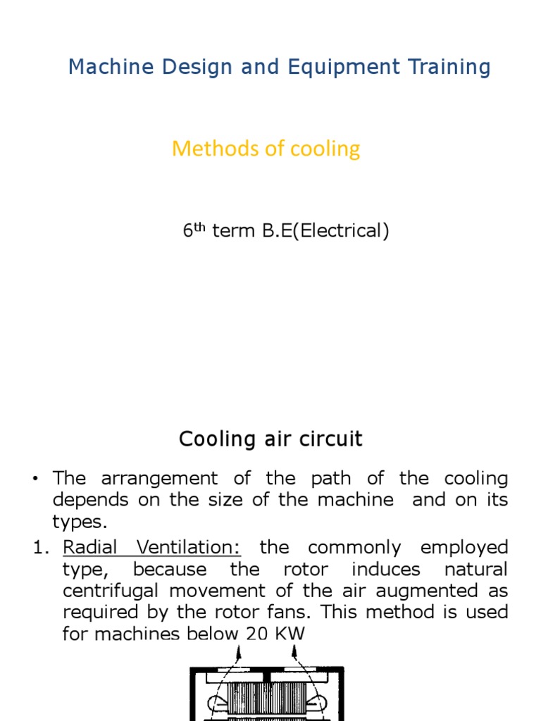 Methods of Cooling | Download Free PDF | Heat Transfer | Coolant