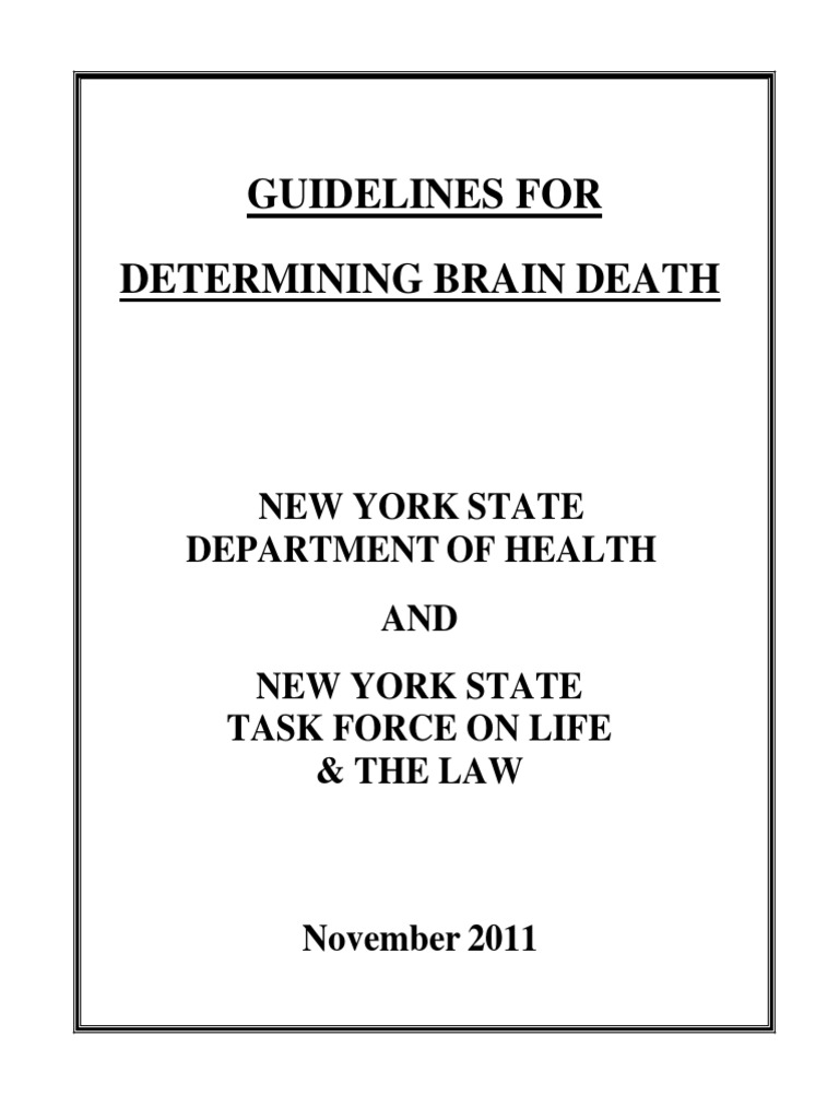 Brain Death Determination Guidelines 2023 | PDF | Coma | Apnea