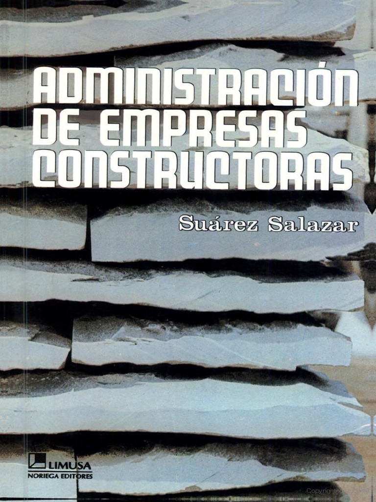 Administracion de Empresas Constructoras Suarez Salazar PDF | PDF
