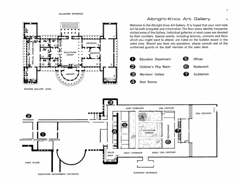 Floor Plan - ALBRIGHT | PDF | Arts (General) | Library And Museum