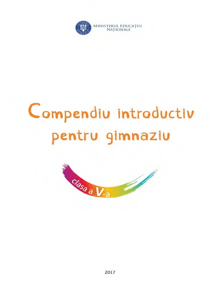Compendiu Clasa A V-A | PDF