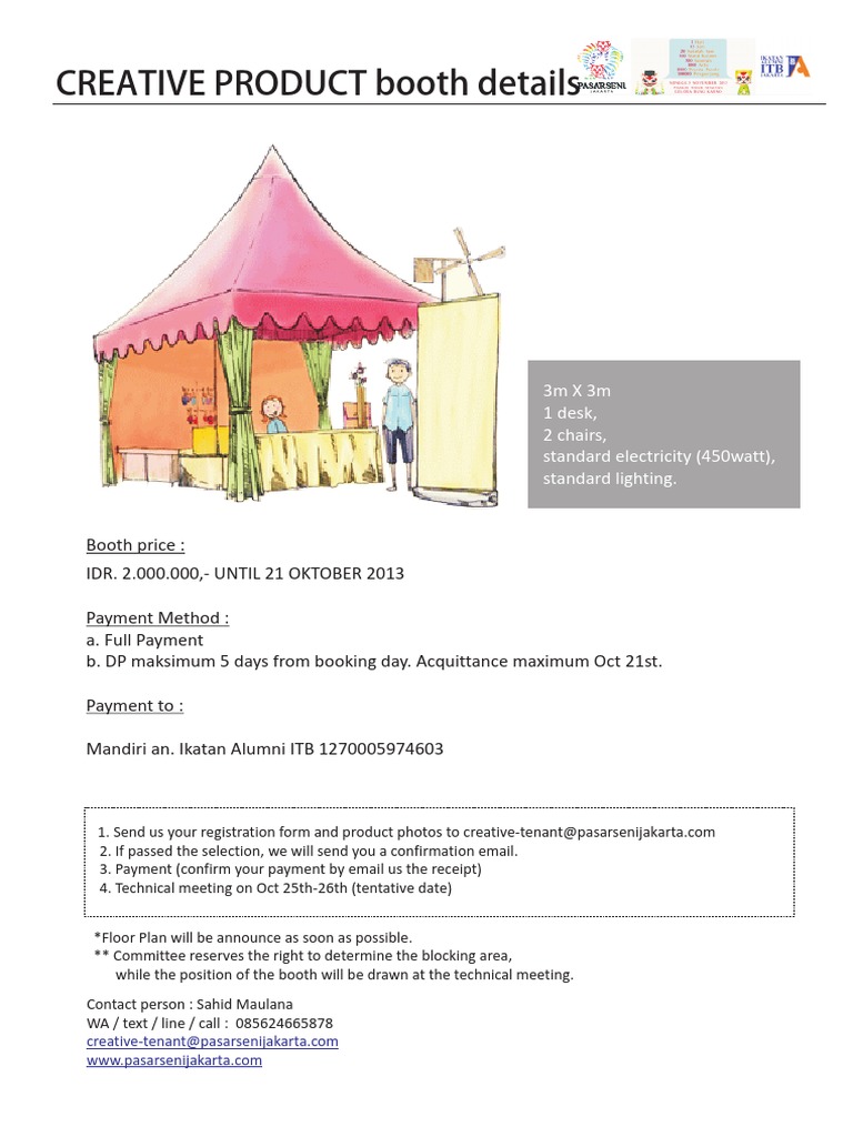 Registration Form Booth Detail | PDF