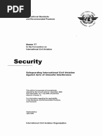 Annex 17 12th Ed (Up To Amendment No.18) | PDF | Airport Security | Airport