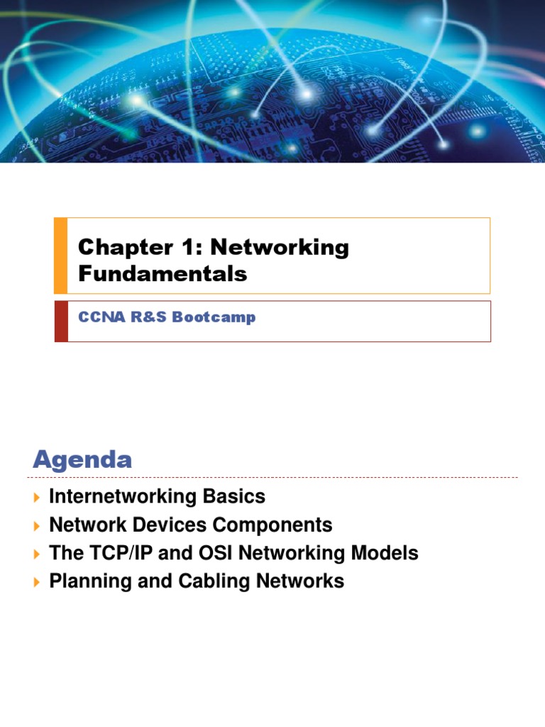 Chapter 1 Networking Fundamentals | PDF | Transmission Control Protocol ...
