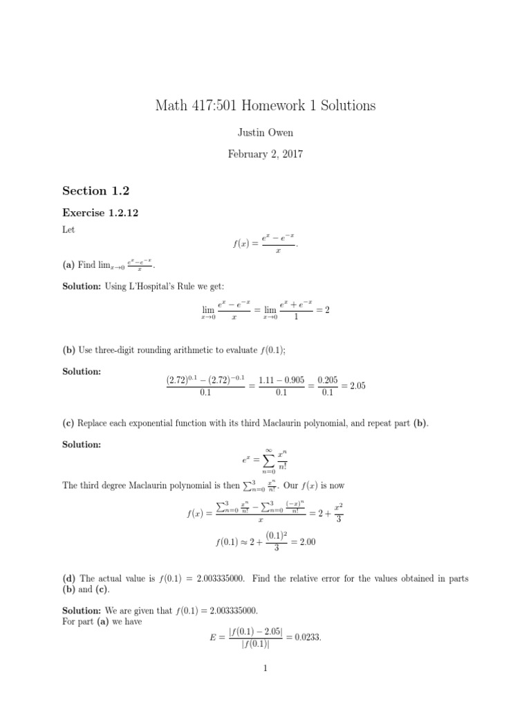 HW1 Solutions | Download Free PDF | Analysis | Algorithms And Data Structures