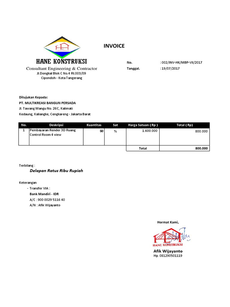 Invoice Render 4 View 50% - 002 | PDF