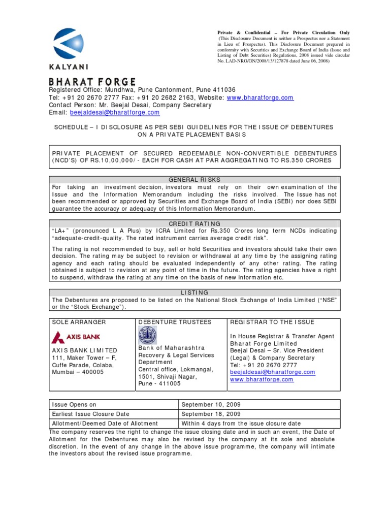 2009923175750offer Document | PDF | Securities (Finance) | Stocks