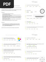 WPLN Numeracy Test Sample Questions | PDF | Public Transport