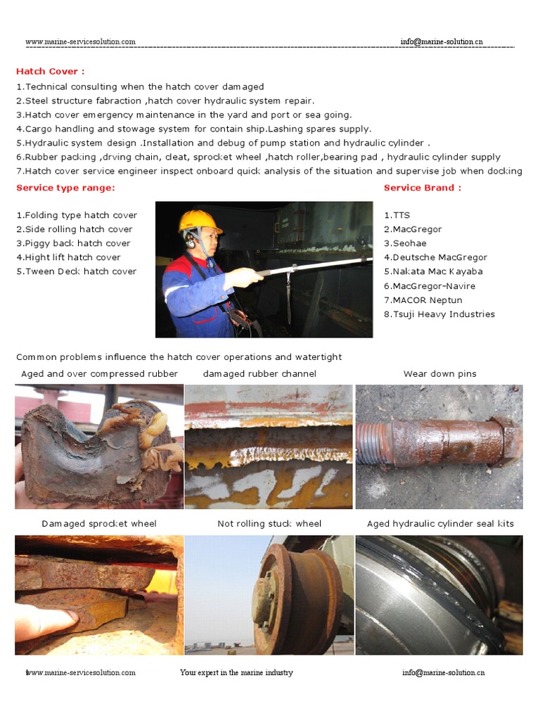 Macgregor&Tts Hatch Cover | PDF | Elevator | Machines