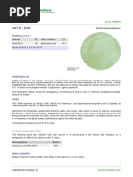 Package Insert - API 50 CHL Medium | PDF | Infection | Microbiology