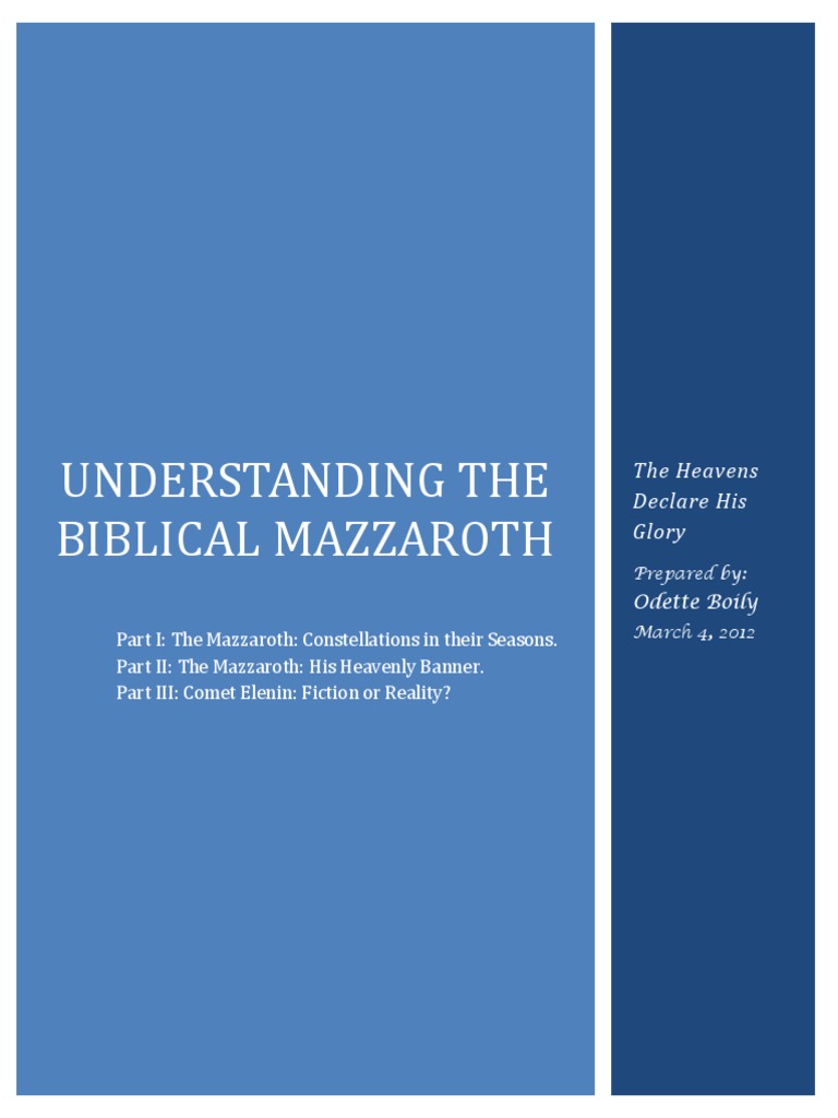 Mazzaroth - 2012 Study | PDF | Constellation | Daniel (Biblical Figure)