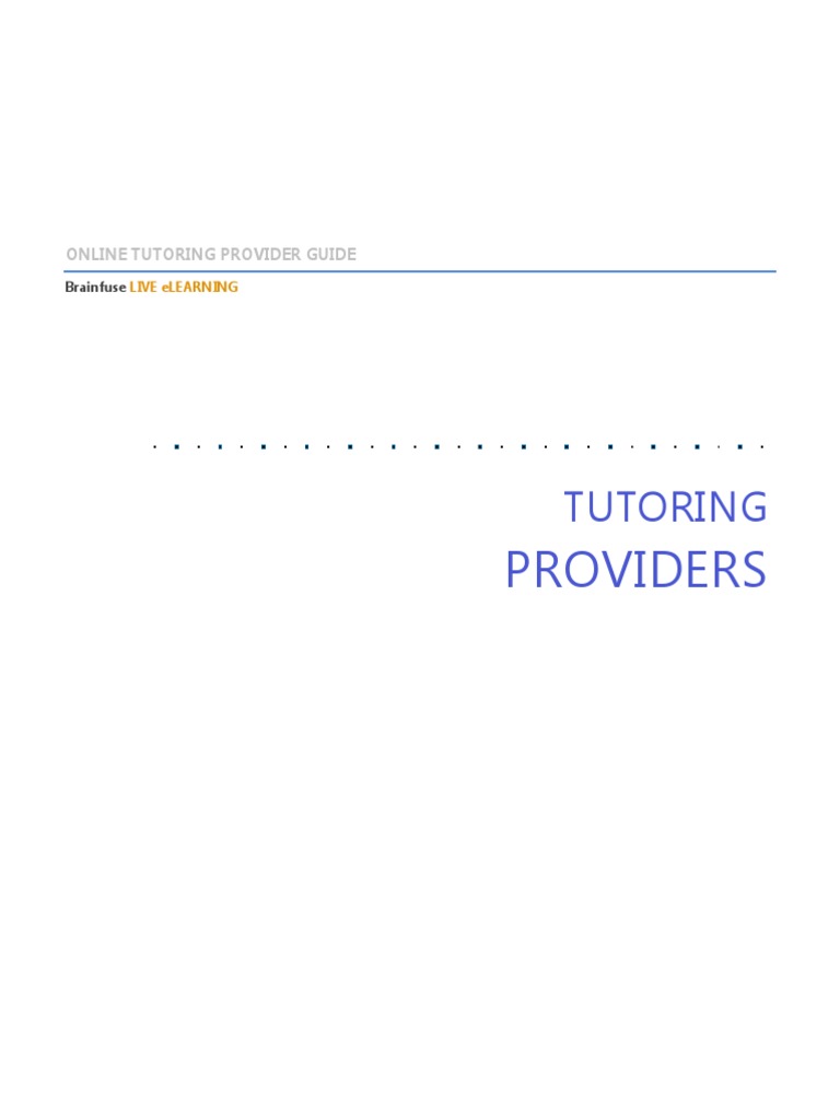 Online Tutoring Source Guide | PDF | Tutor | Safari (Web Browser)