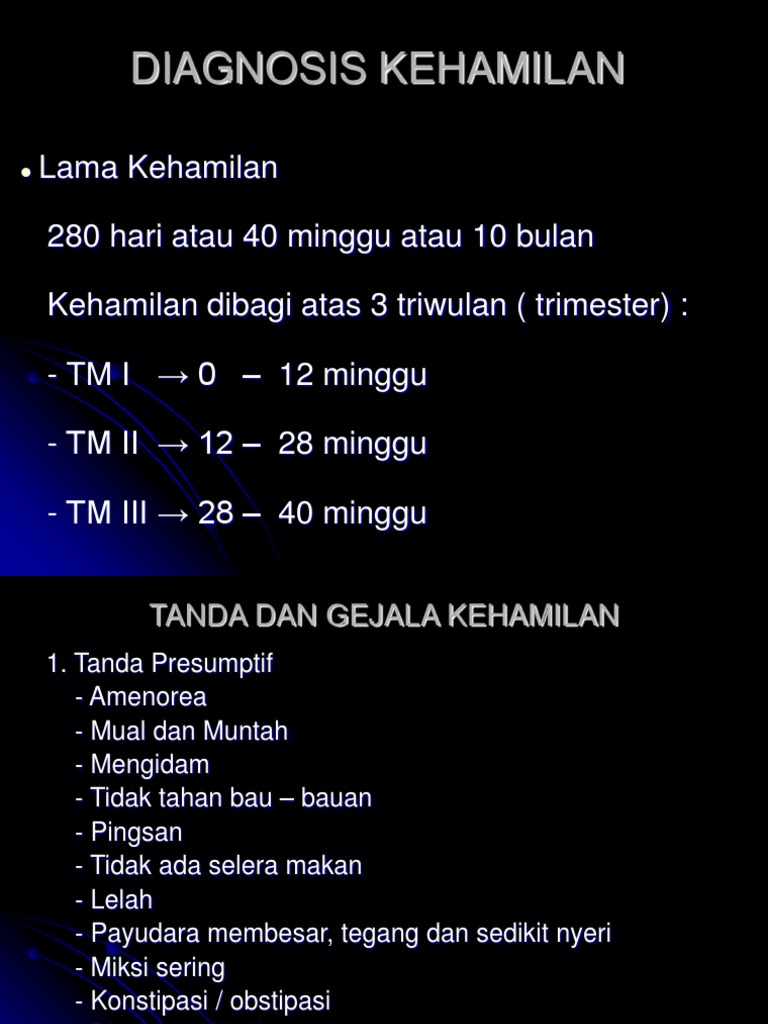 Diagnosis Kehamilan - I | PDF