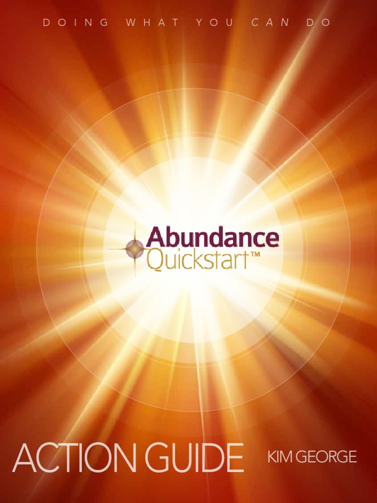 Quickstart Action Guide | PDF | Self Help | Thought