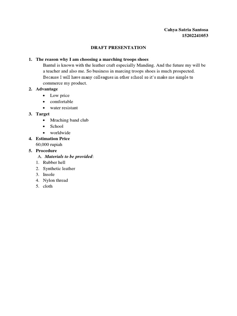 Draft Presentation Satria | PDF