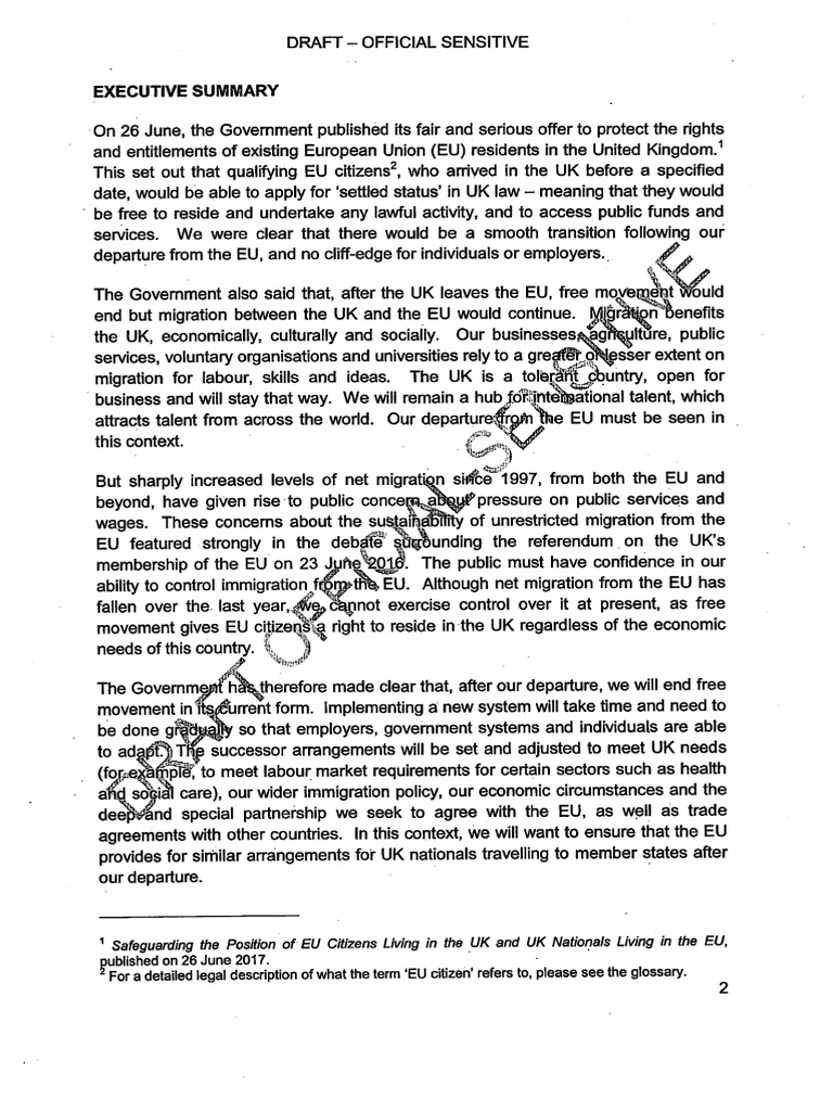 The Border, Immigration and Citizenship System After The Uk Leaves The ...