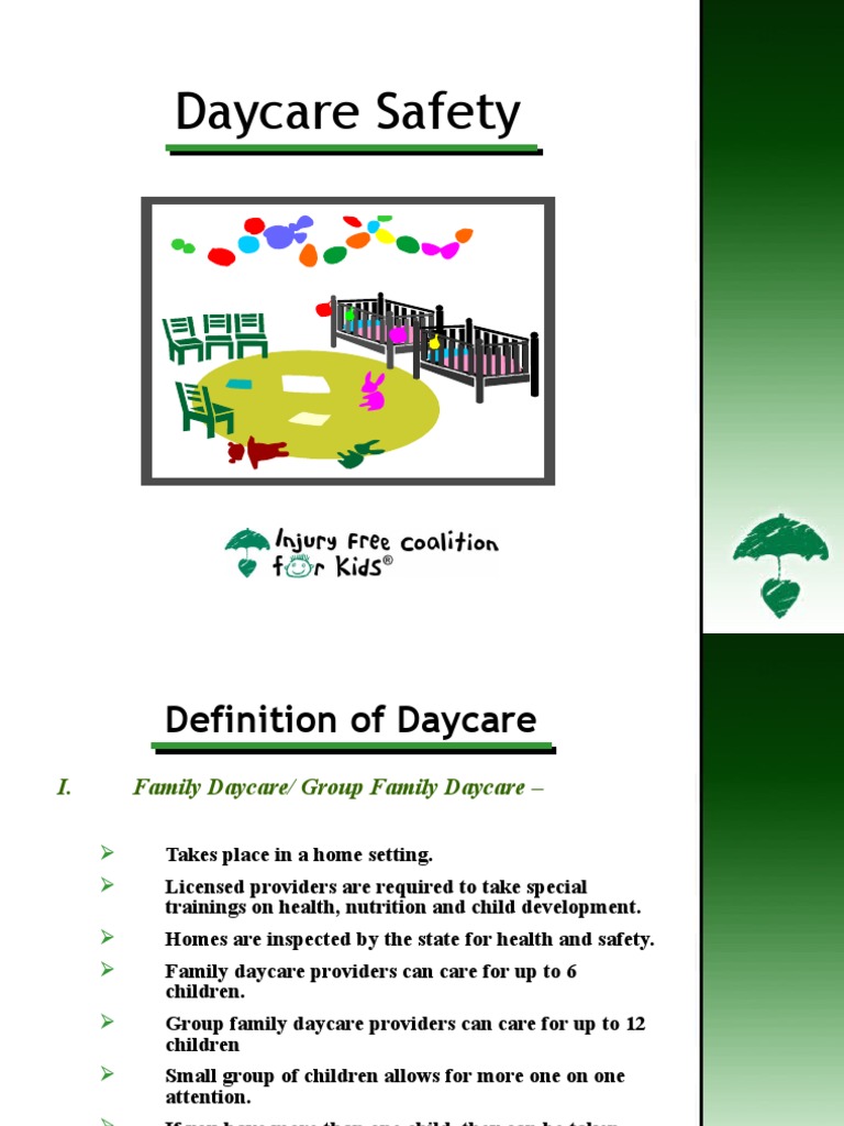 Daycare Safety Guidelines and Tips | PDF | Day Care | Human Development
