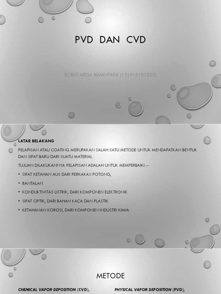 PVD CVD | PDF