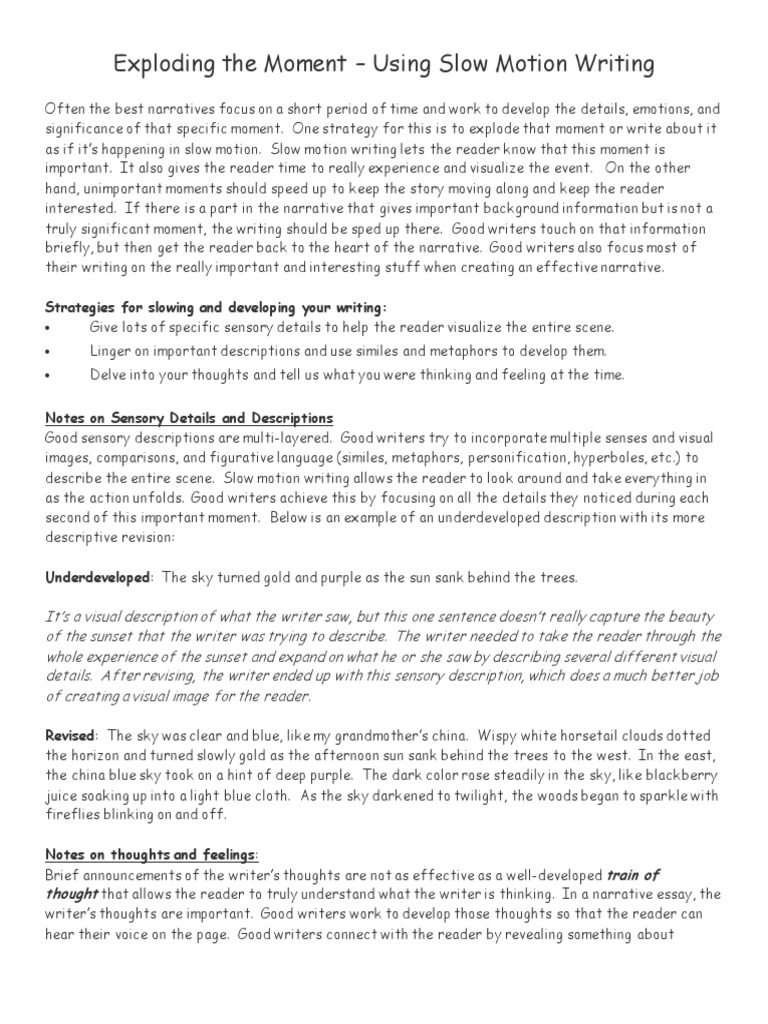 exploding the moment - slow motion writing | Narrative | Sky