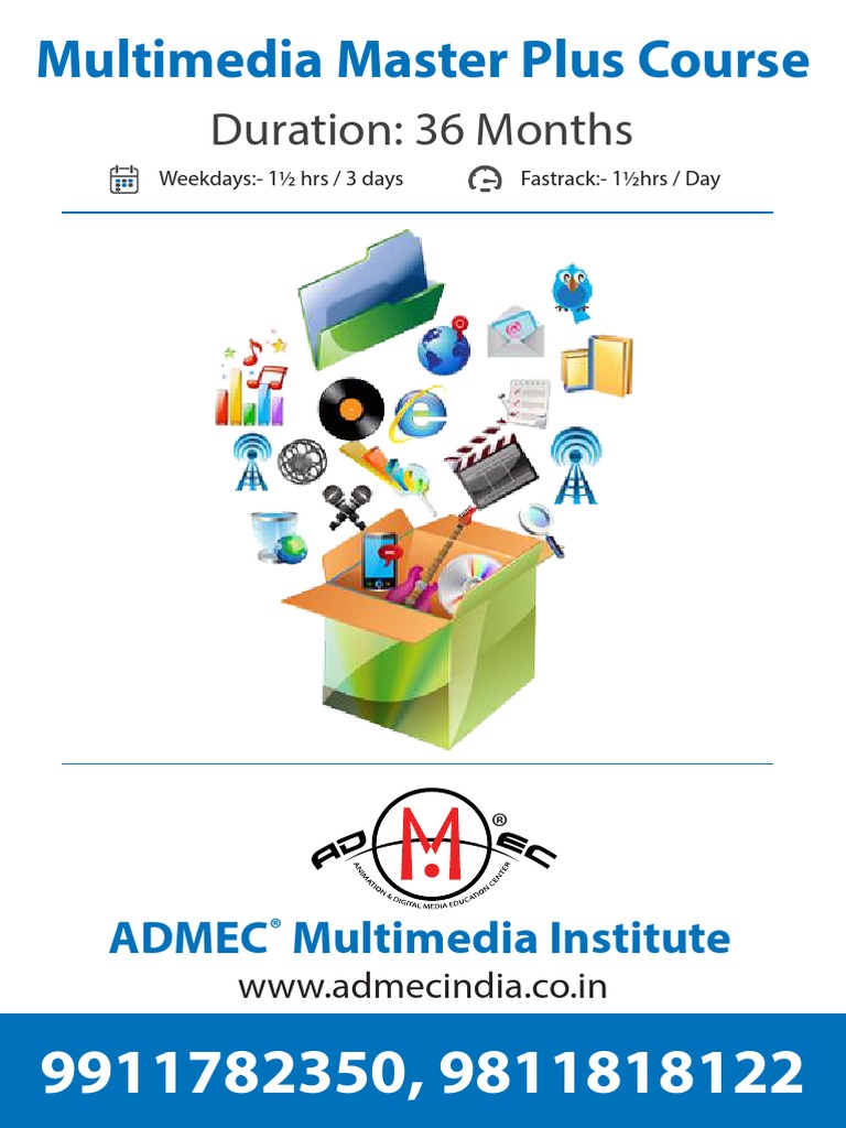 Advance Multimedia Diploma Course | PDF | Auto Cad | Web Design