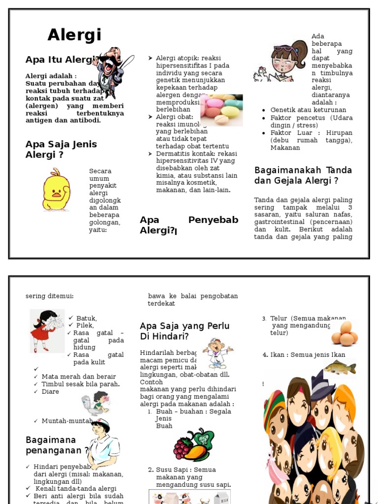 Leaflet Alergi | PDF