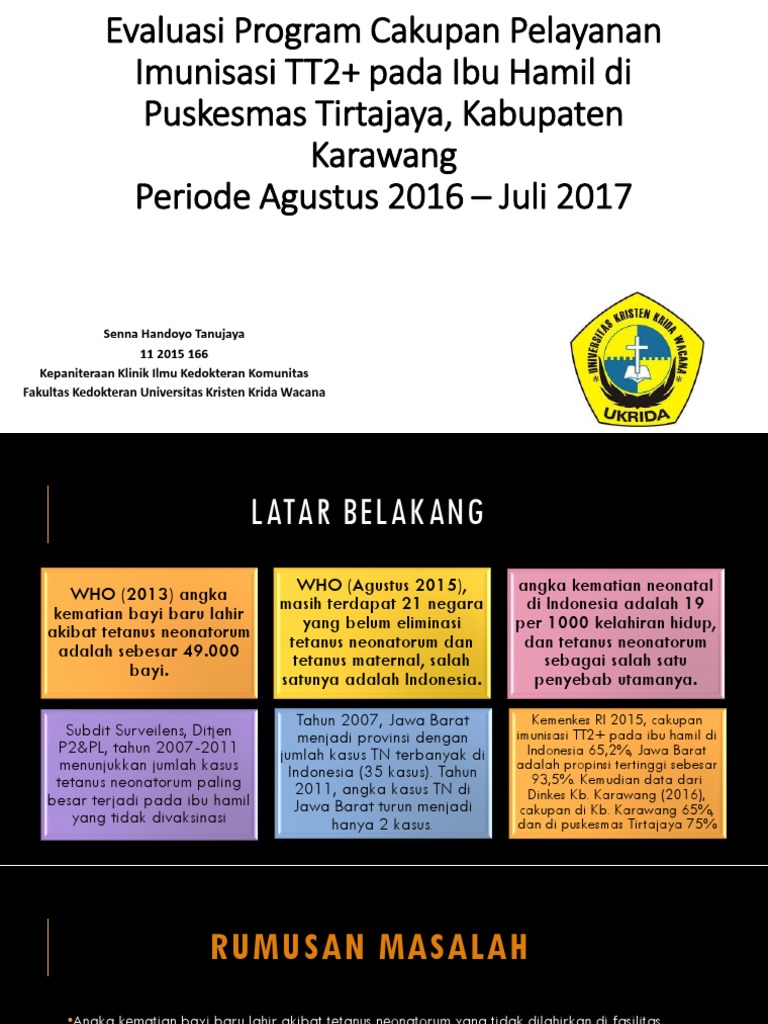 Evaprog Imunisasi TT2+ | PDF | Kesehatan Holistik