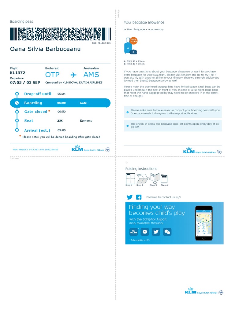 Boarding Documents 03 Sep | PDF | Baggage | Aviation
