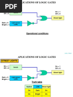 Practical Application of Logic Gates | PDF | Logic Gate | Security Alarm