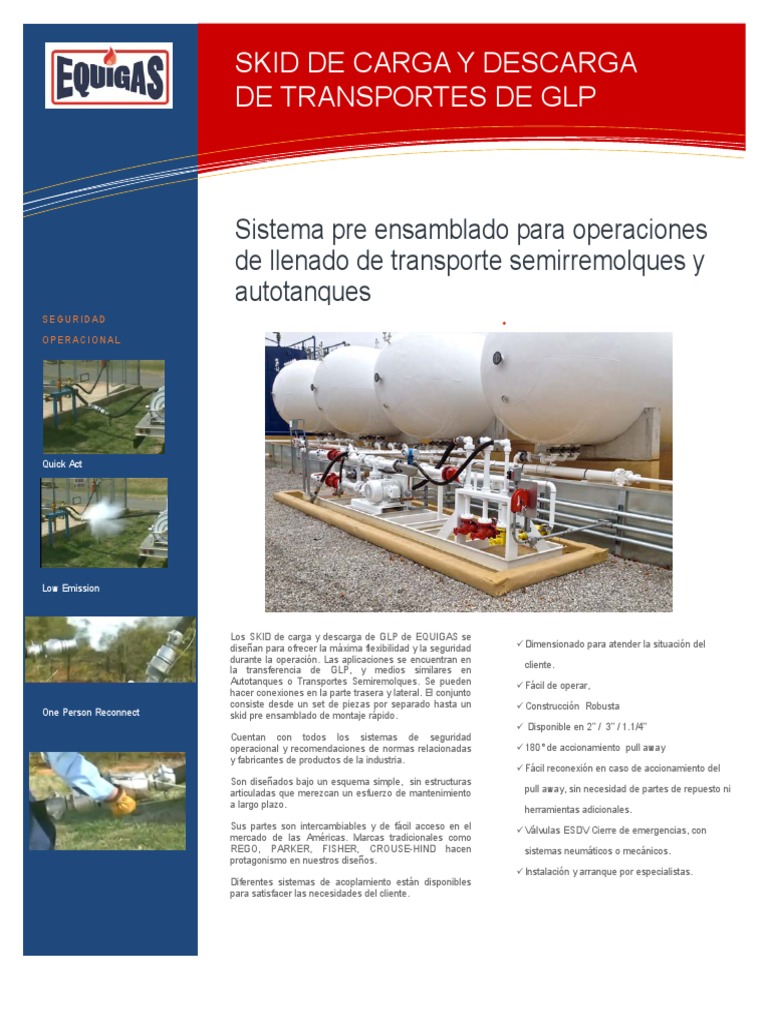 Skid de Carga y Descarga de GLP | PDF | Acero | Industrias