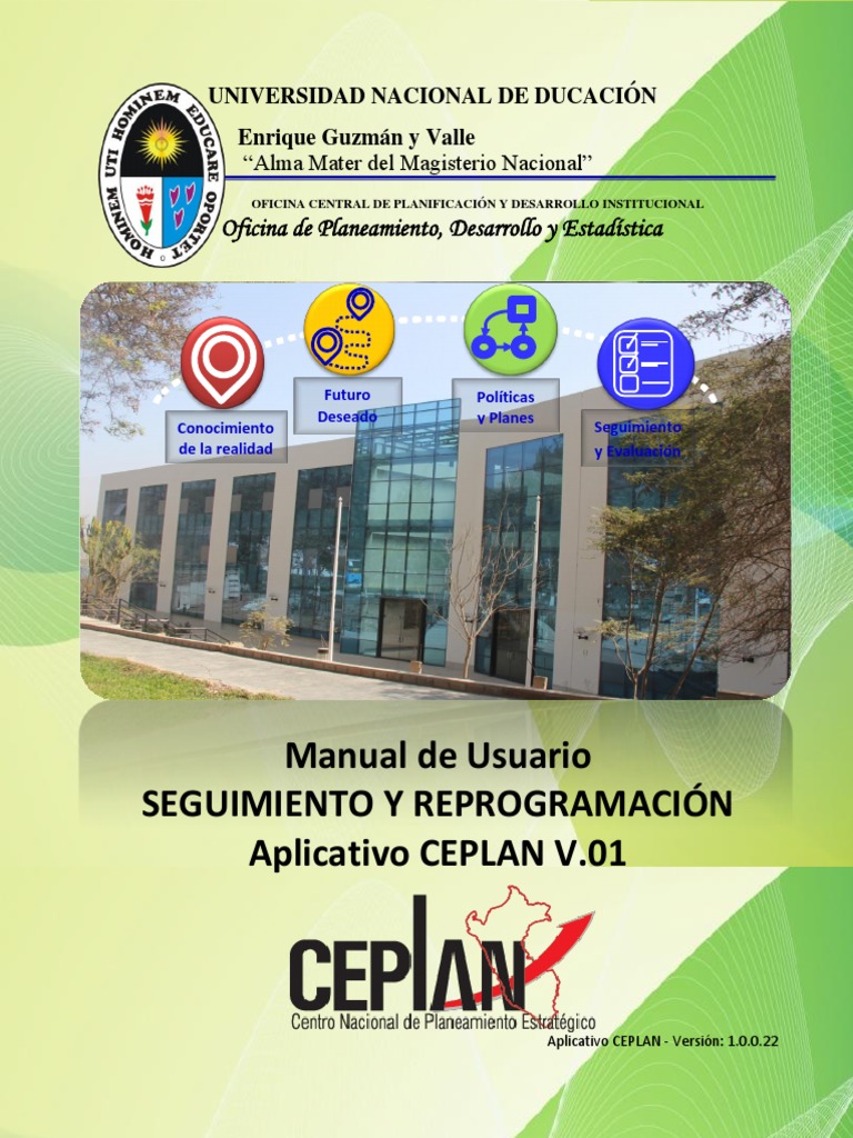 Manual CEPLAN: Guía de Usuario | PDF | Point and Click | Ventana (informática)