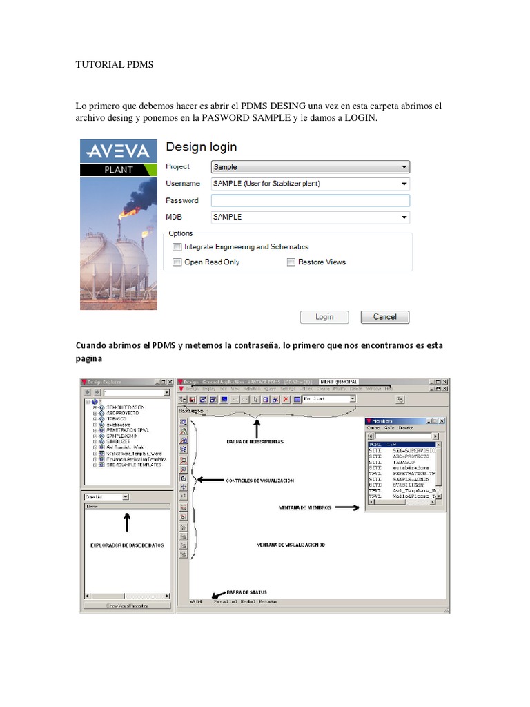 TUTORIAL PDMS Con Ejercicio Paso A Paso | PDF | Informática y ...
