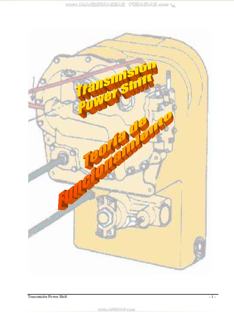 Manual Transmision Powershift Maquinaria Pesada Partes Estructura ...