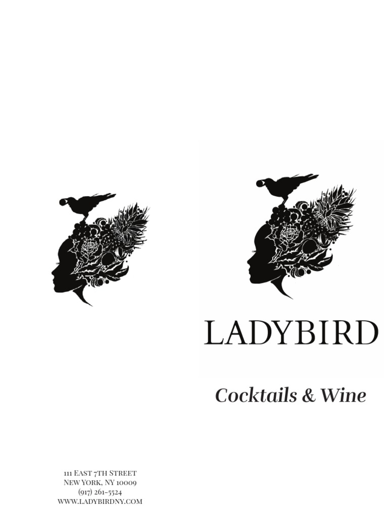 Ladybird Cocktail Menu | PDF | Rose | Alcoholic Drinks