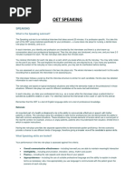 OET Speaking - Role Play Cards | PDF