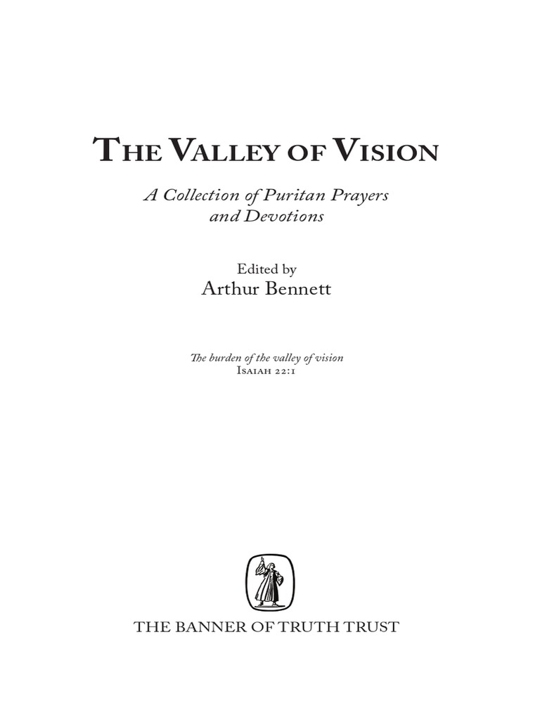 Valley of vision .pdf | Grace In Christianity | Trinity