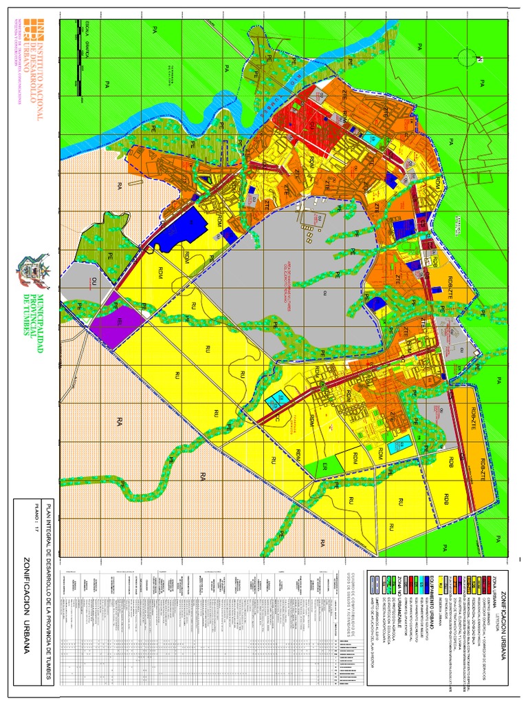 Zonificacion Urbana Actual | PDF