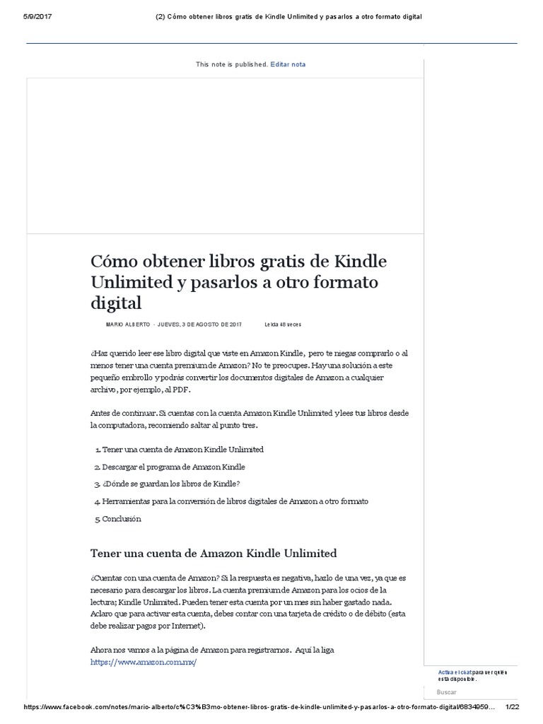 Cómo Obtener Libros Gratis De Kindle Unlimited Y Pasarlos A Otro