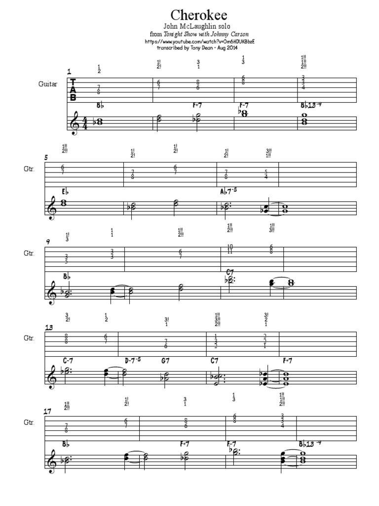 Cherokee - Tab | PDF